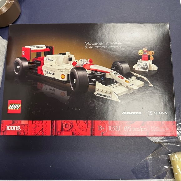 Lego | Other | New Lego 330 Mclaren Mp44 Icons Set Ayrton Senna Race ...
